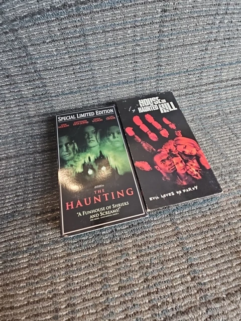 THE HAUNTING/HOUSE ON Haunted Hill VHS Lot £12.41 - PicClick UK