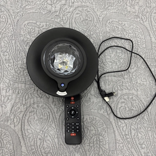GALAXY PROJECTOR STARRY Night Light LED Color Changing Music Night ...