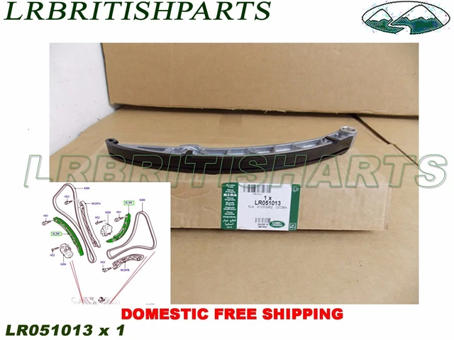 LAND ROVER TIMING Chain Tensioner Guide 5.0L & 5.0L Sc 3.0L Sc Lr051013 ...