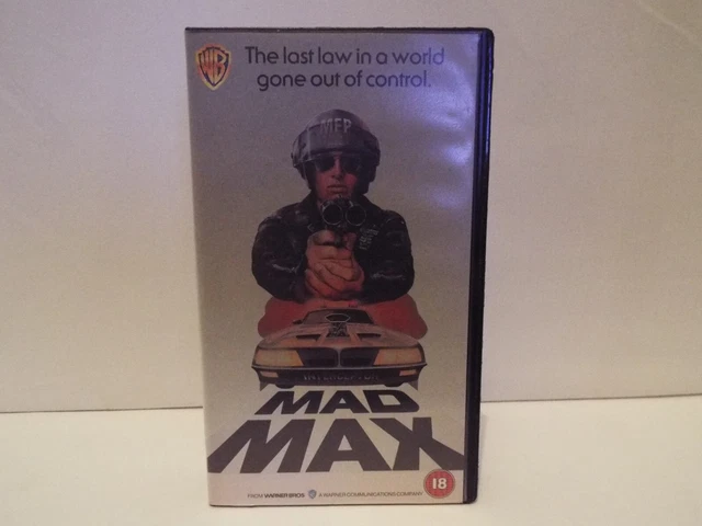 MAD MAX VHS Mel Gibson George Miller 1979 Warner Bros English Printed ...