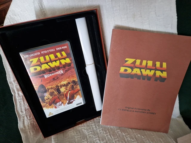ZULU DAWN VHS Video Box Set Limited Edition Script Postcards Poster Set ...