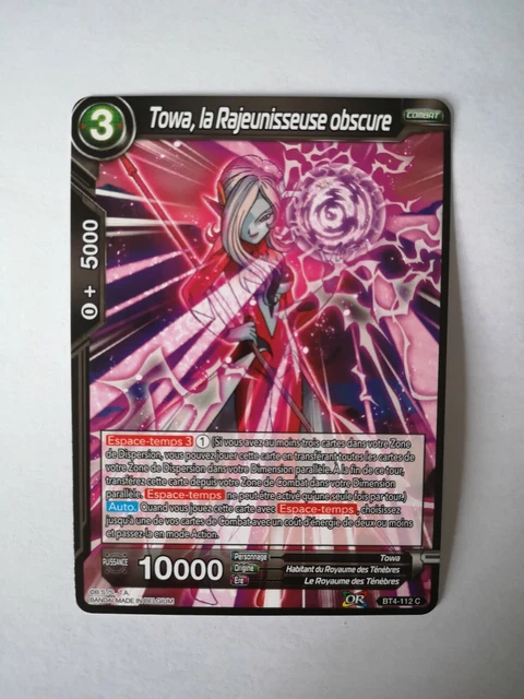 CARTE DBS BT4-112 TOWA colossal warfare Dragon Ball Super Card Game neuf EUR 2,44 - PicClick FR