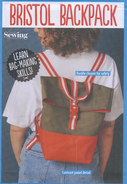 SIMPLY SEWING PATTERN for Bristol Backpack, Learn Bag Making Skills ...