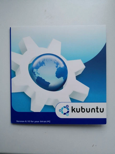 ORIGINAL KUBUNTU 6.10 64-Bit PC Linux Install CD £1.99 - PicClick UK