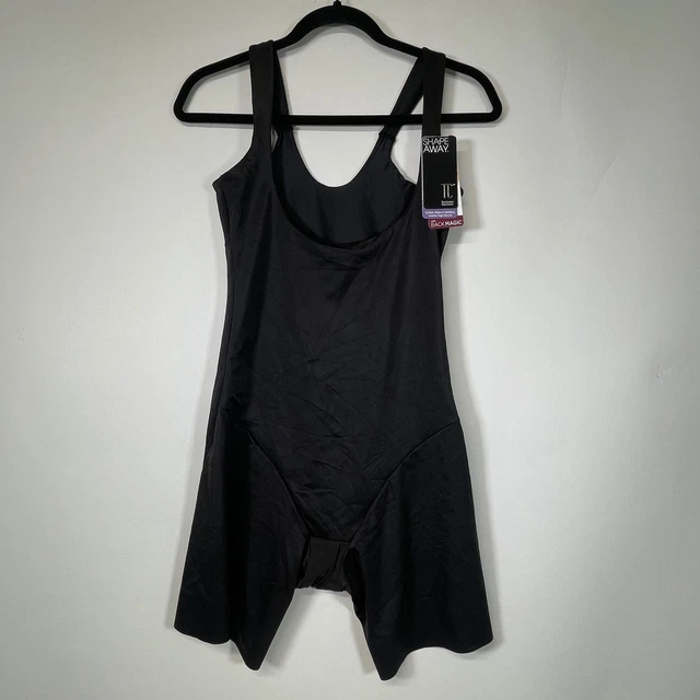 TC FINE INTIMATES Shape Away Black Body Briefer Firm Control Shapewear ...