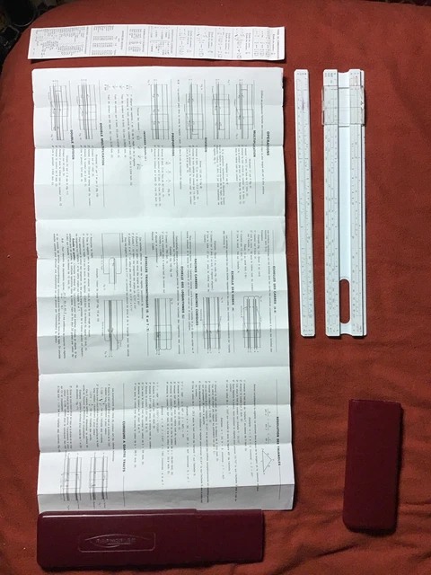 ANTIQUE RAPHOPLEX SPREAD Rule, with Calculation Note £20.06 - PicClick UK