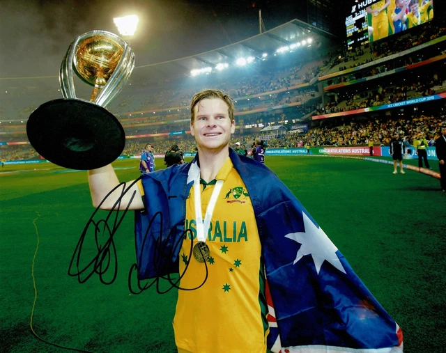 STEVE SMITH SIGNED 10X8 Photo Genuine Signature AFTAL COA (2511) £79.95 ...