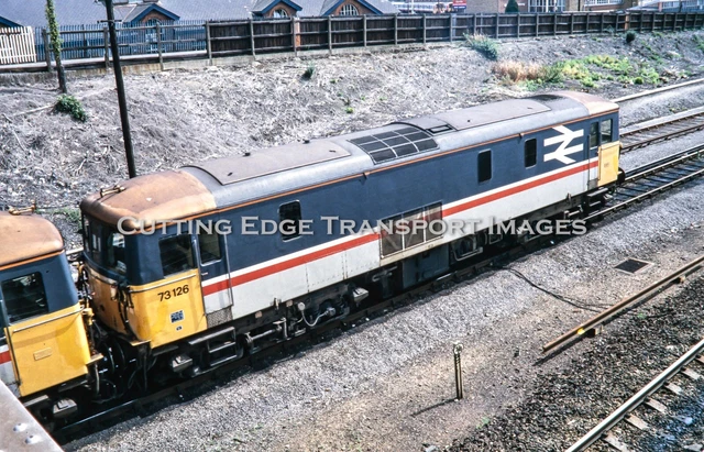 ORIGINAL RAILWAY SLIDE: Class 73 Electro-Diesel 73126 1989 D-343 £2.99 ...