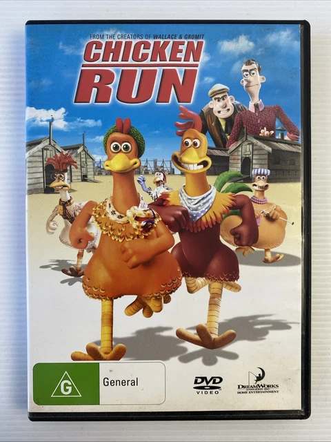 CHICKEN RUN (DVD, 2000) Very Good Condition Region 4 Free Postage $5.95 ...