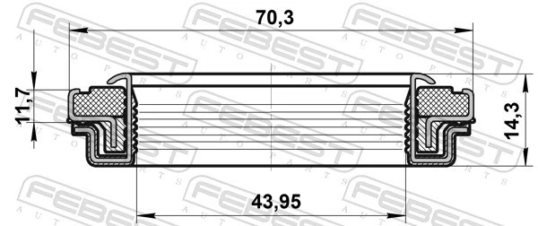SHAFT SEAL TRANSFER CASE 95RCW-44701214X FOR CADILLAC ESCALADE/Crew/Cab ...