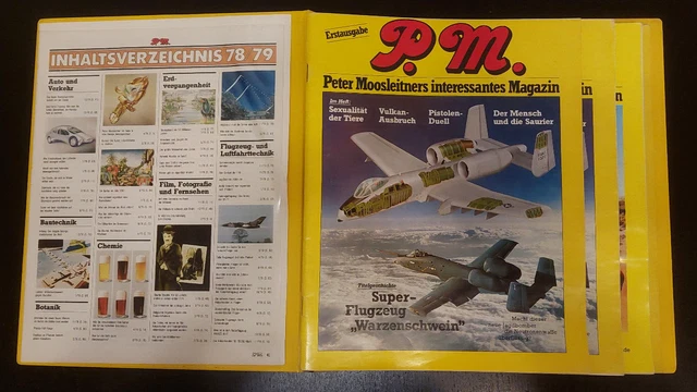PM PETER MOOSLEITNERS interessantes Magazin 1978 im Ordner inkl ...