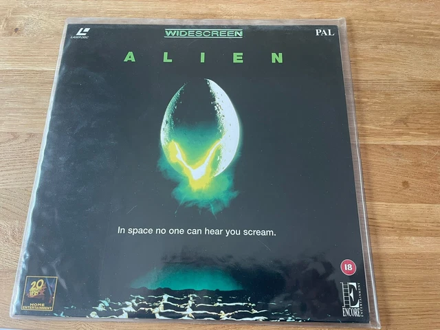 ALIEN LASER DISC Pal - Tested Working - in plastic cover £21.99 ...