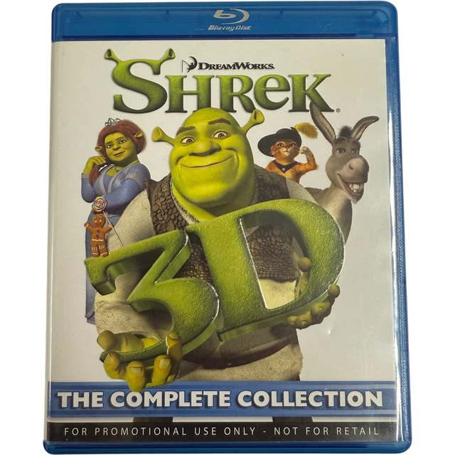 DREAMWORKS SHREK 3D The Complete Collection Blu-ray Box Set £15.95 ...