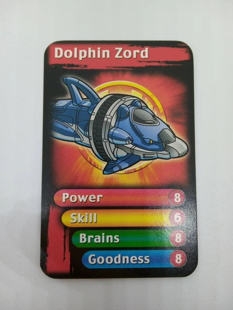 DOLPHIN ZORD - Power Rangers Ninja Storm TOP TRUMPS JUNIORS 2004 ...