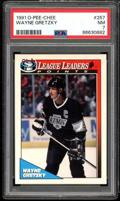 CARTE WAYNE GRETZKY 1991-92 O-Pee-Chee #257 PSA 7 EUR 16,52 - PicClick FR
