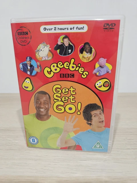 CBEEBIES GET SET Go! DVD Region 2 PAL BBC LazyTown Tweenies Tommy Brum ...