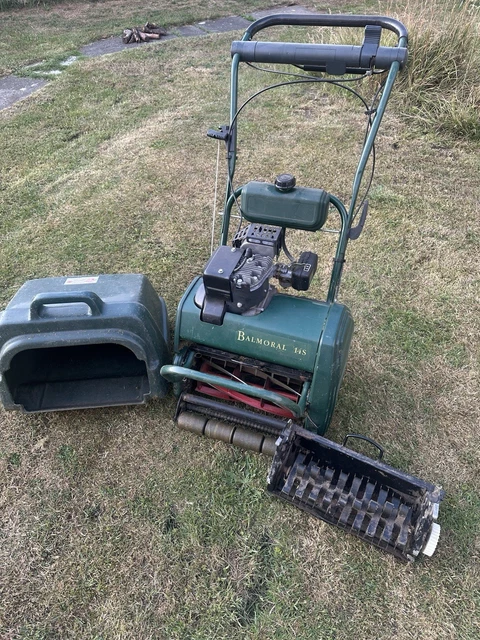 ATCO BALMORAL 14S Self Propelled Cylinder Mower With Scarifier Cassette ...