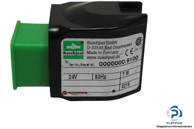 BUSCHJOST 0000000.9100 24V Magnetspule_ Buschjost 0000000 9100 24V EUR ...