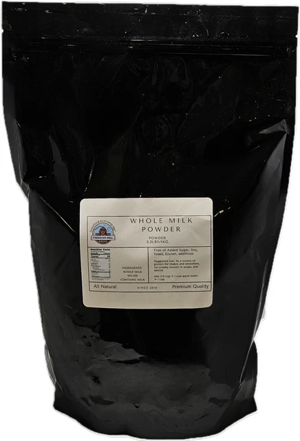 WHOLE MILK POWDER BULK 1KG/2.2LBS from Freedom Mill Foods $19.49 - PicClick
