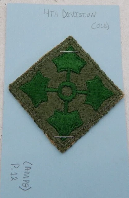 WORLD WAR II US Army 4th INFANTRY Division Patch $2.99 - PicClick