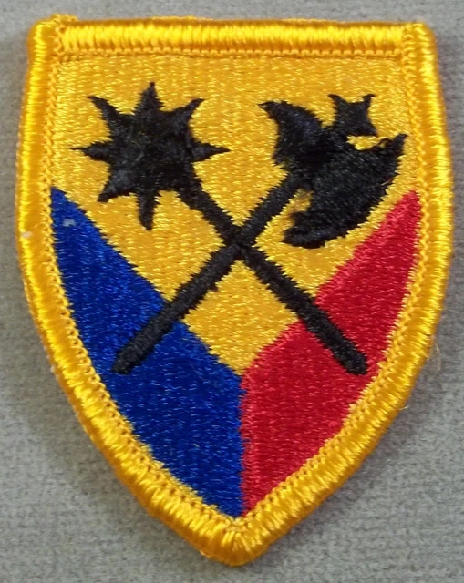 US ARMY 194TH Armored Brigade Full Color Merrowed Corner Patch £3.12 ...