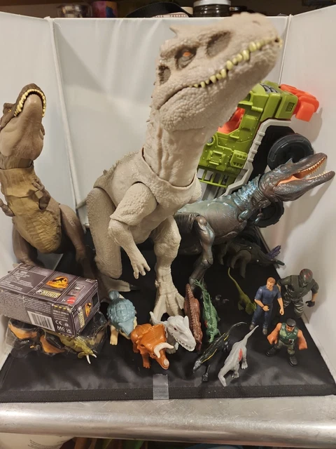 JURASSIC WORLD DESTROY Devour Indominus Rex, bite and fight+ WWD lot ...