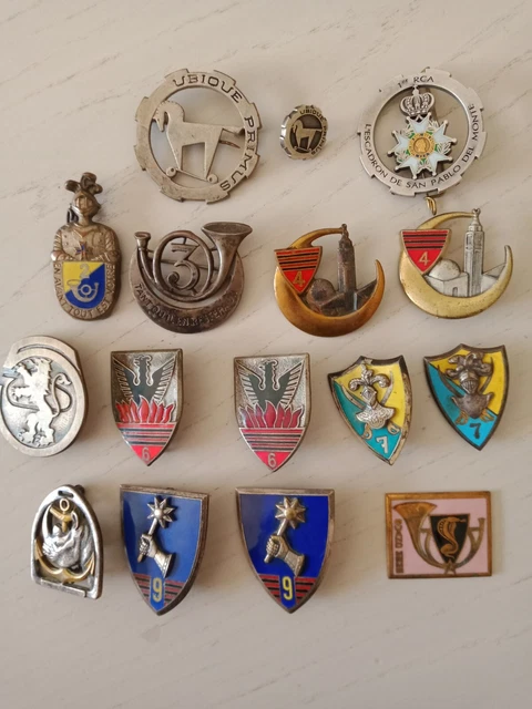 INSIGNES MILITAIRES UNITÉS De Chasseurs d'Afrique EUR 150,00 - PicClick FR