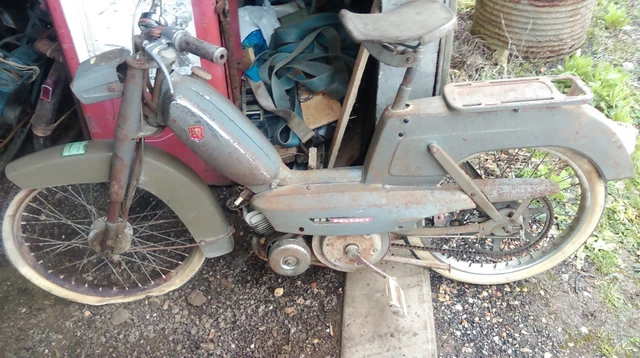 ANCIENNE MOBYLETTE BB peugeot 1965,scooter,moto,cyclo,Peugeot,no émaillée EUR 350,00 - PicClick FR