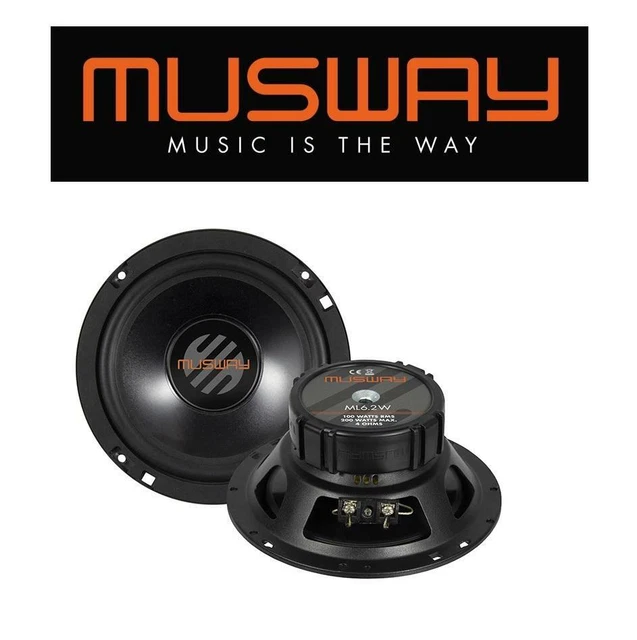 MUSWAY ML6.2W 16,5 CM Woofer Calci Bassi Altoparlante 200 Watt 1 Paio 6.5” EUR 119,00 - PicClick IT