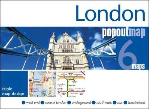LONDON POPOUT MAP: 3 PopOut maps in one handy, pocket-size format ...