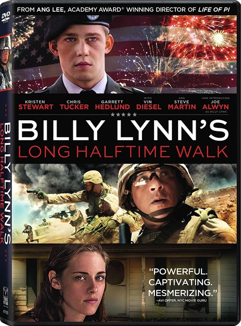 BILLY LYNN'S LONG Halftime Walk (DVD) Joe Alwyn Kristen Stewart Chris ...