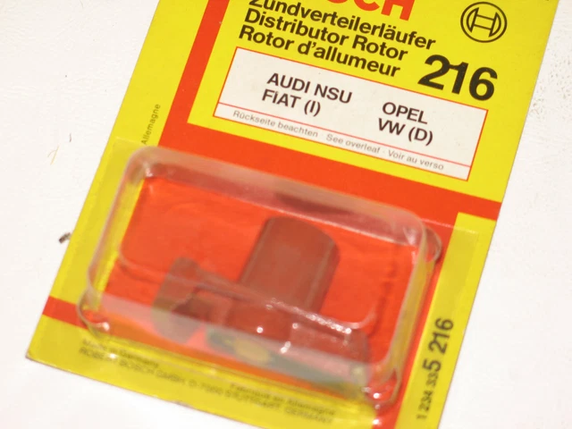 BOSCH ZÜNDVERTEILERLÄUFER/ROTOR 1234335216 für Audi NSU,Fiat,Opel,VW ...