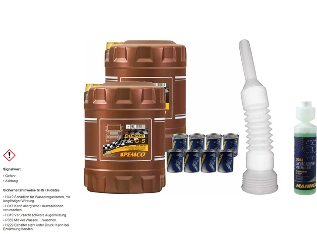 20L PEMCO DIESEL G-5 UHPD 10W-40 Huile moteur API CI-4/SL ACEA E7 A3/B4 JASO EUR 122,12 ...