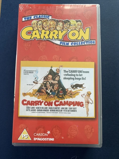 CARRY ON CAMPING VHS Tape Fully Sealed Classic British Comedy TV Series ...