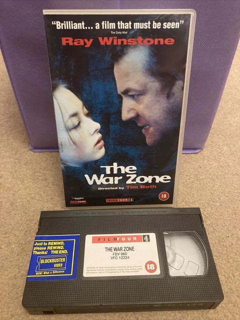 THE WAR ZONE VHS Video Tape Ray Winstone Tim Roth Ex Rental Big Box ...