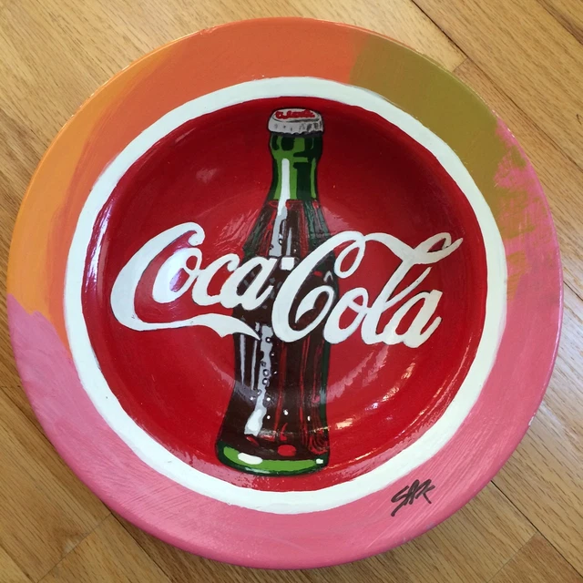 STEVE KAUFMAN &ALL& original Coca Cola painting drawing SIGNED COA pop ...