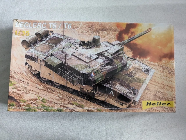 HELLER 81142 LECLERC T5 / T6 in 1:35 OVP!!! Mit Zubehör!!!Bitte Lesen ...