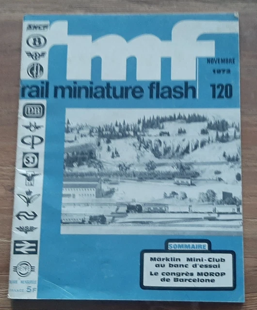 ANCIENNE REVUE RMF Rail Miniature Flash 1972 Train Electrique EUR 15,00 - PicClick FR