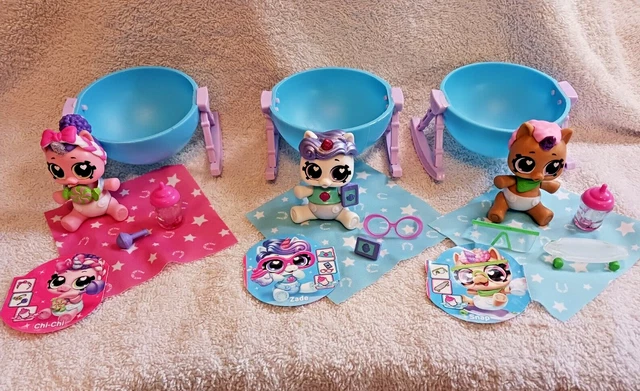 ZURU SURPRISE NEWBORN Unicorn Squad Color Change Diapers Lot Of 3 Dolls ...