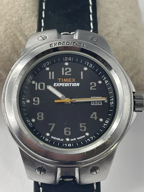 TIMEX EXPEDITION INDIGLO Field watch New Battery &Leather strap EUR 22,00 - PicClick FR