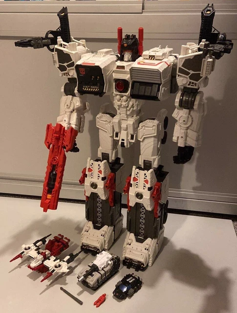 TRANSFORMERS GENERATIONS THRILLING 30 Titan Metroplex Completo Siege Sixgun 2013 EUR 291,28 ...