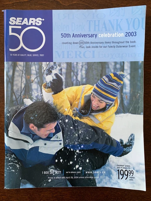 2003 SEARS FALL & Winter Celebration Catalogue Canada - 50th ...