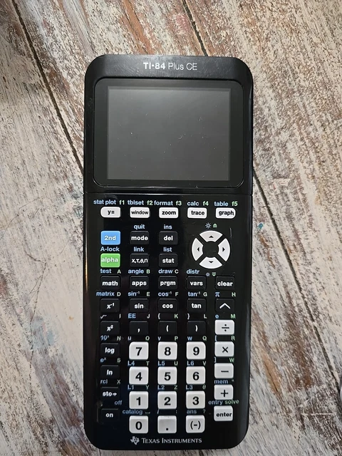 TEXAS INSTRUMENTS TI-84 Plus CE Python Graphing Calculator Only Used ...