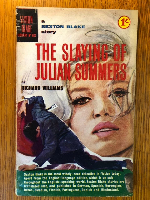 SEXTON BLAKE LIBRARY #518 The Slaying of Julian Summers 1963 EUR 6,06 ...