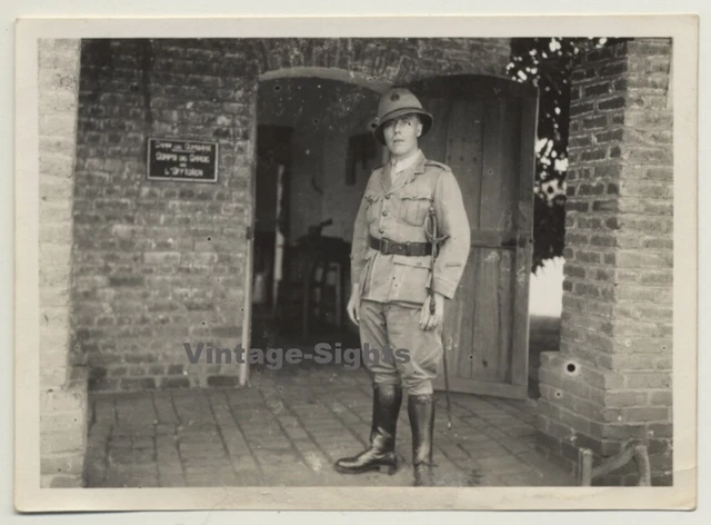 BELGIAN CONGO: FORCE Publique Officer / Guard Corps? (Vintage Photo ...