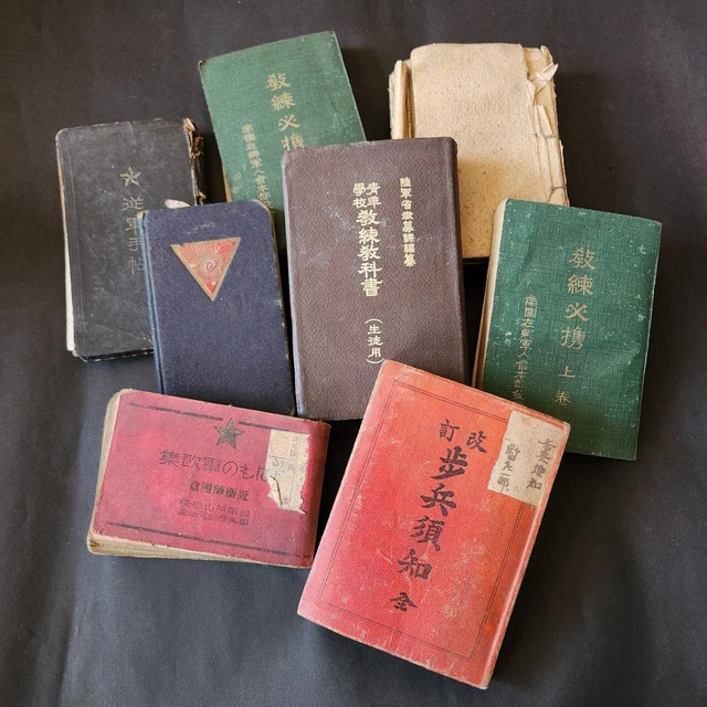 WW2 IMPERIAL JAPANESE Army Pocket Memo note book a lot Vintage Original ...