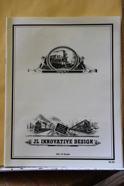 VINTAGE JL INNOVATIVE Design Scale Railroad Models Catalog HO N Scale £ ...