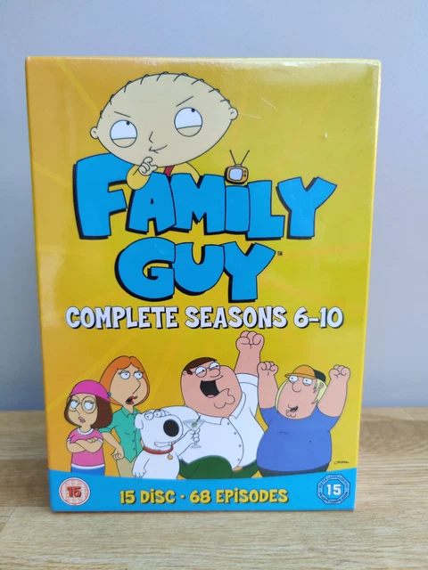 FAMILY GUY COMPLETE Seasons 6-10 Dvd 15 Disc Set Brand New Sealed Boxed ...