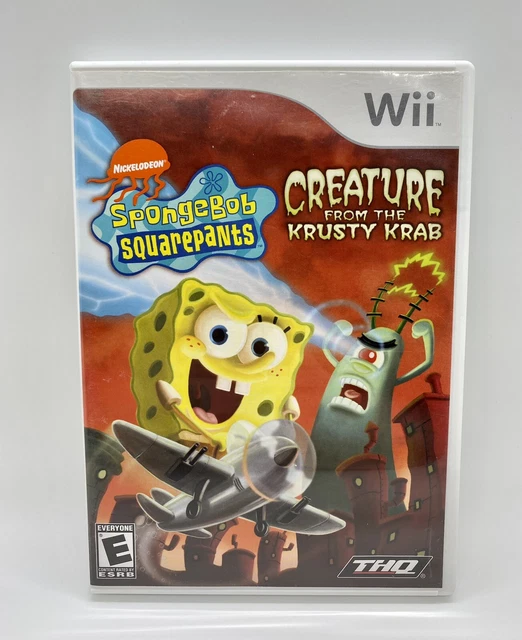 SPONGEBOB SQUAREPANTS: CREATURE from the Krusty Krab (Nintendo Wii ...
