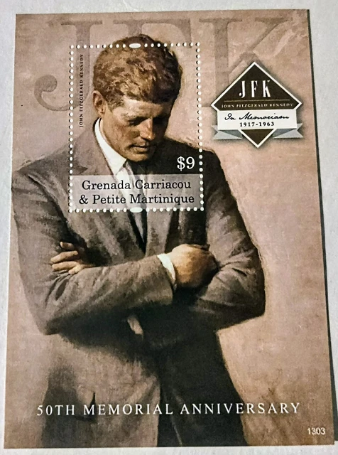 JFK STAMP SHEET 3x4 John F Kennedy 50th Memorial Anniversary MINT EUR 2 ...